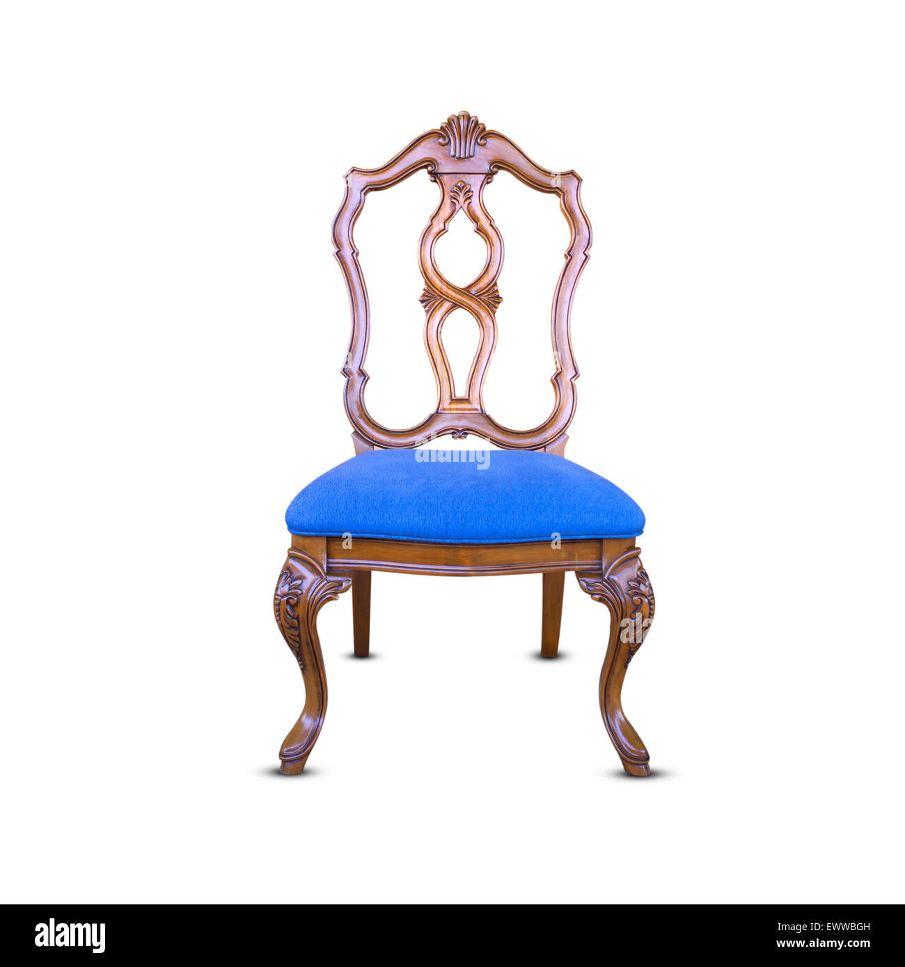 Objects wooden chair isolated on white background Stock Photo - Alamy