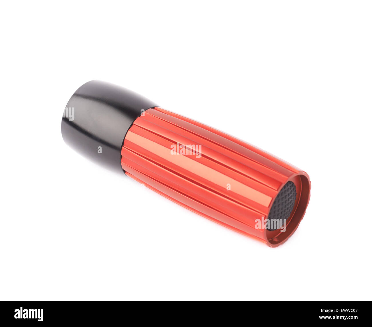 Red pocket flashlight isolated Stock Photo - Alamy
