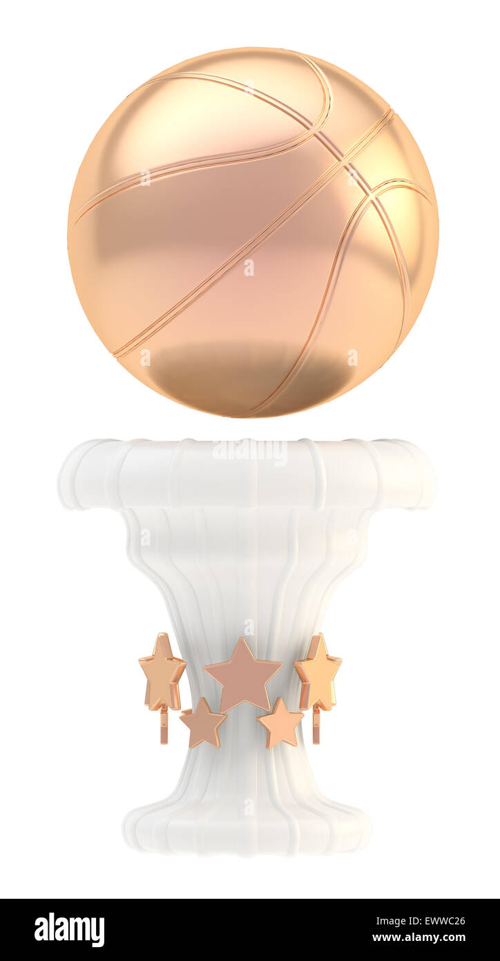 Award basketball sport trophy cup Stock Photo - Alamy