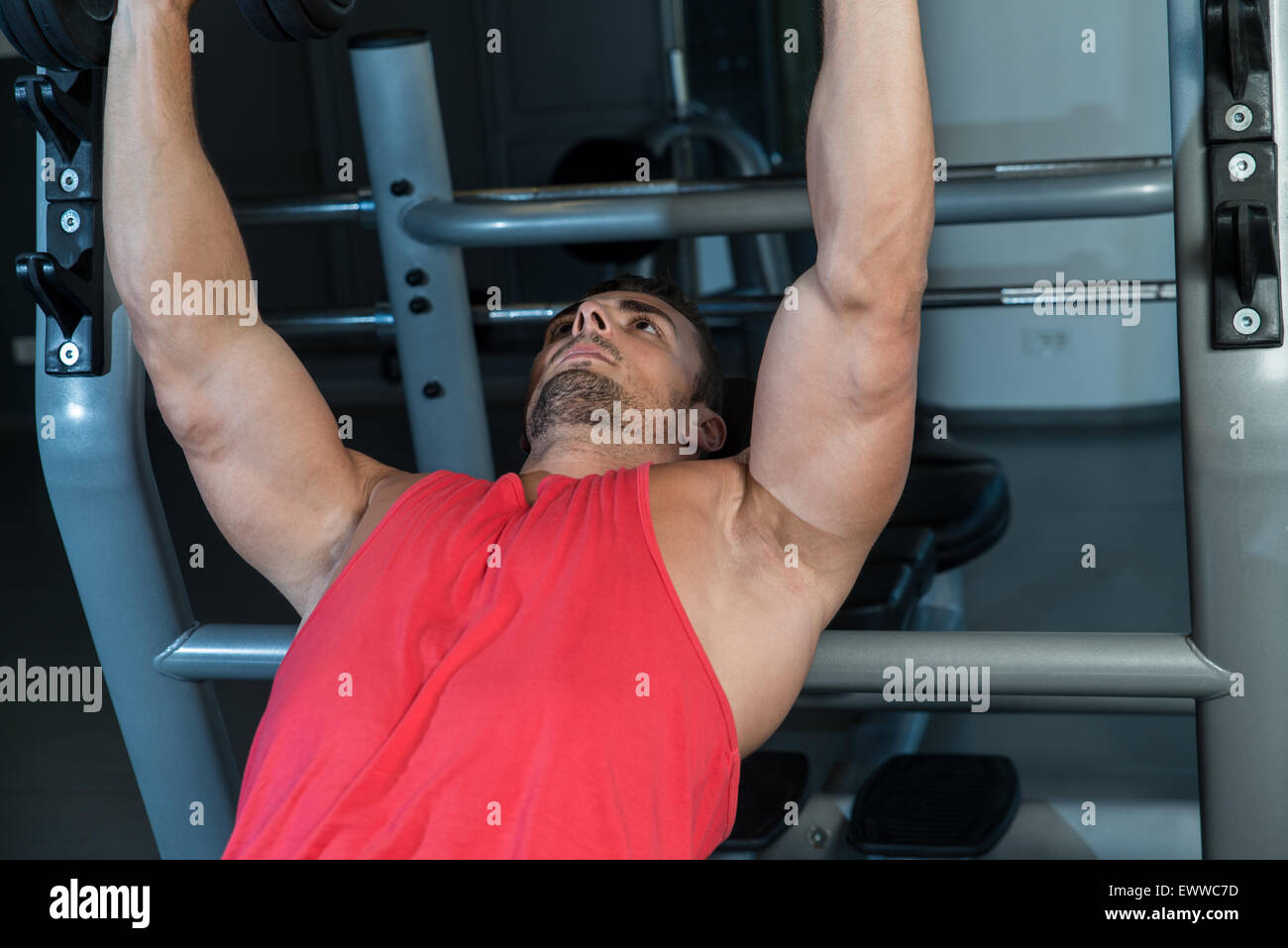 Chest workout hi-res stock photography and images - Alamy