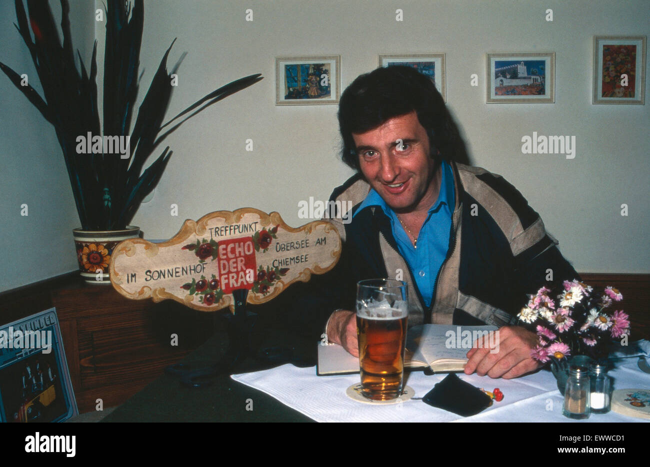 Der Deutsche Schlagersänger Patrick Nielsen Deutschland 1970er Jahre