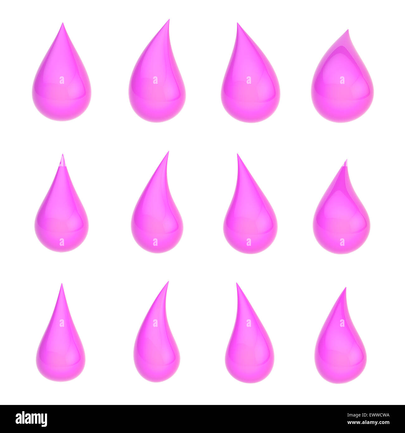 3d liquid shape set hi-res stock photography and images - Alamy