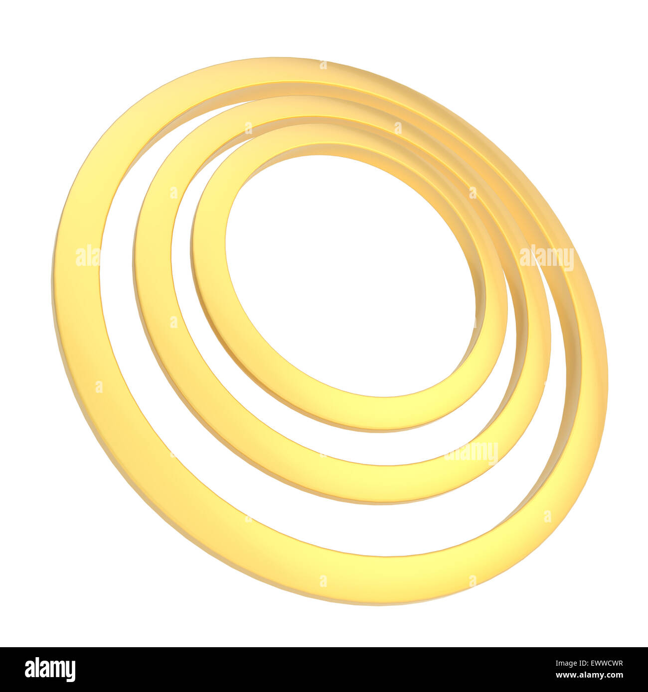 Round frame of three rings Stock Photo - Alamy