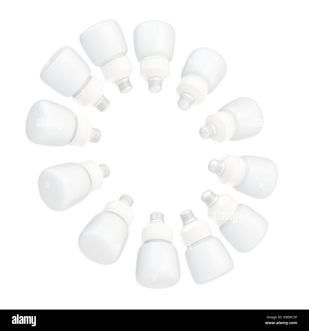 Multiple bulbs forming a circle Stock Photo - Alamy
