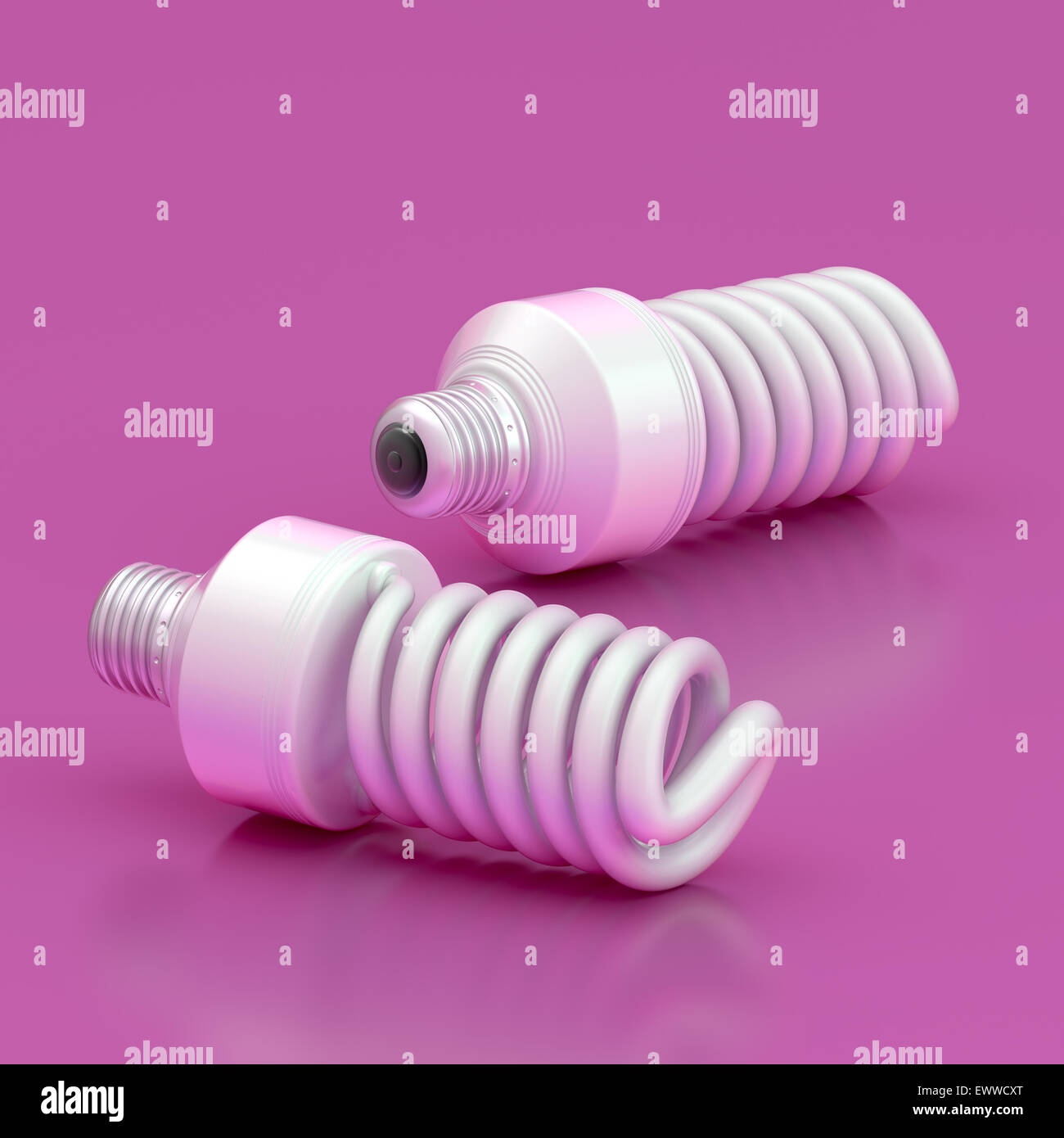Two energy saving light bulbs hi-res stock photography and images - Alamy