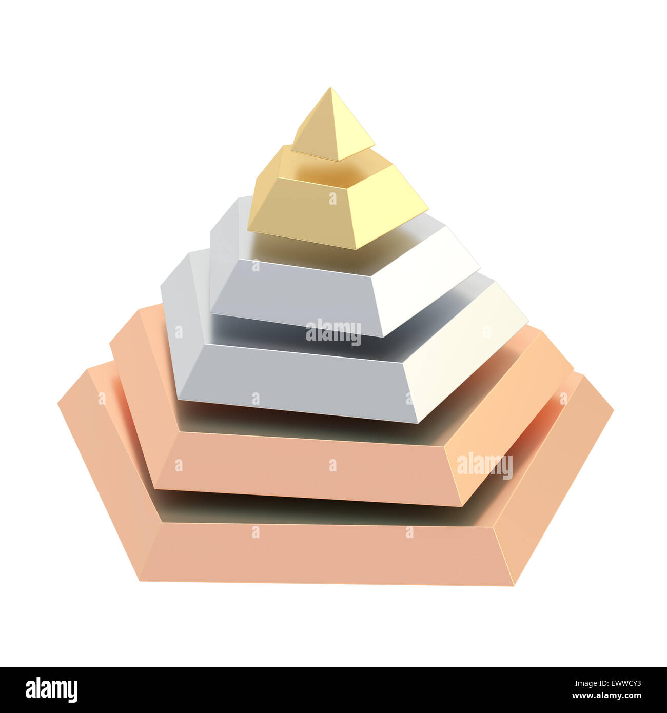 Step pyramid diagram hi-res stock photography and images - Alamy