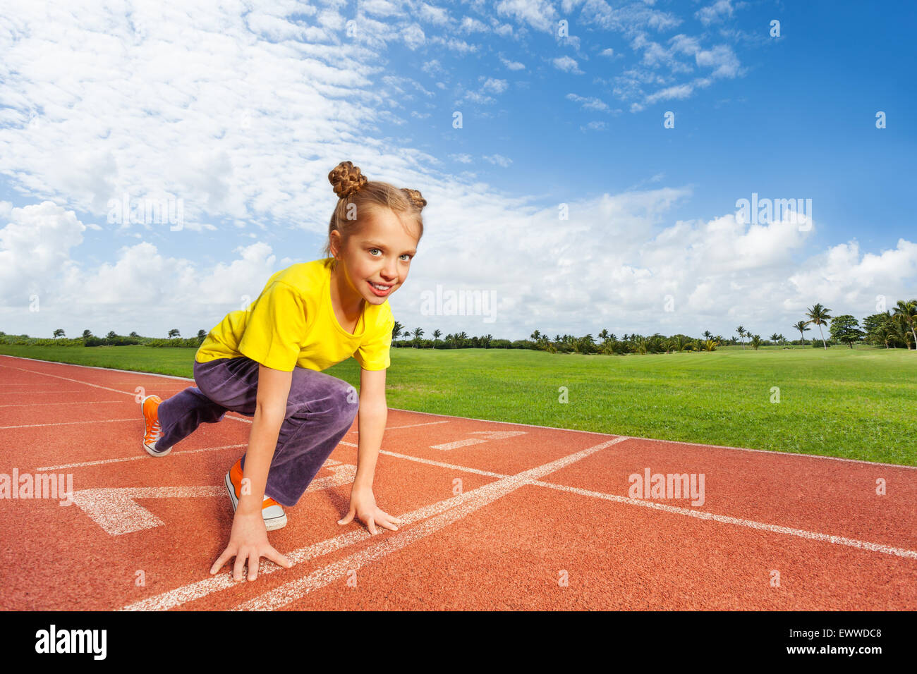 Girl in sport uniform hi-res stock photography and images - Alamy