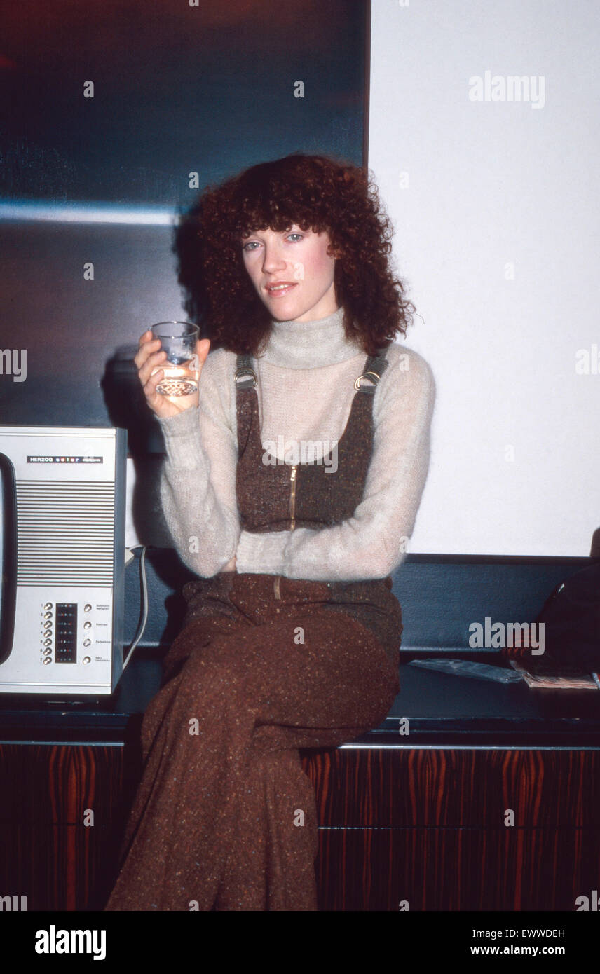 Britische Sängerin und Songwriterin Kiki Dee, Deutschland 1970er Jahre ...