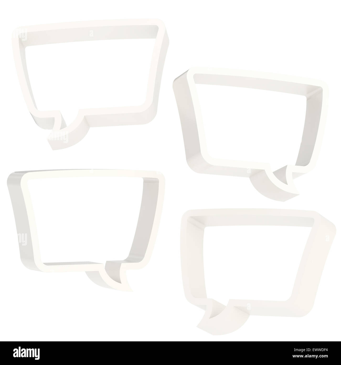 Text bubble shape isolated Stock Photo - Alamy