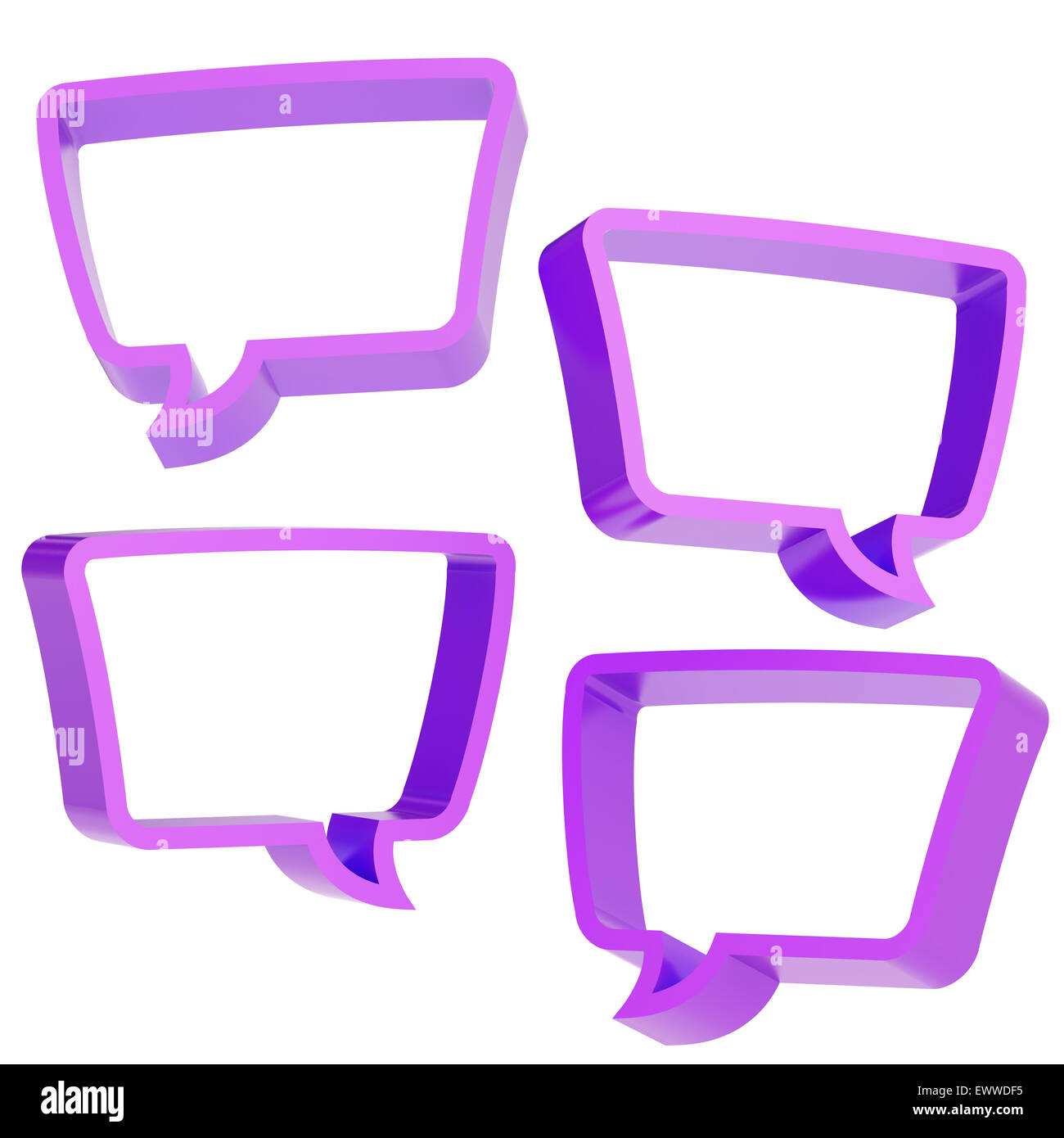 Text bubble shape isolated Stock Photo - Alamy