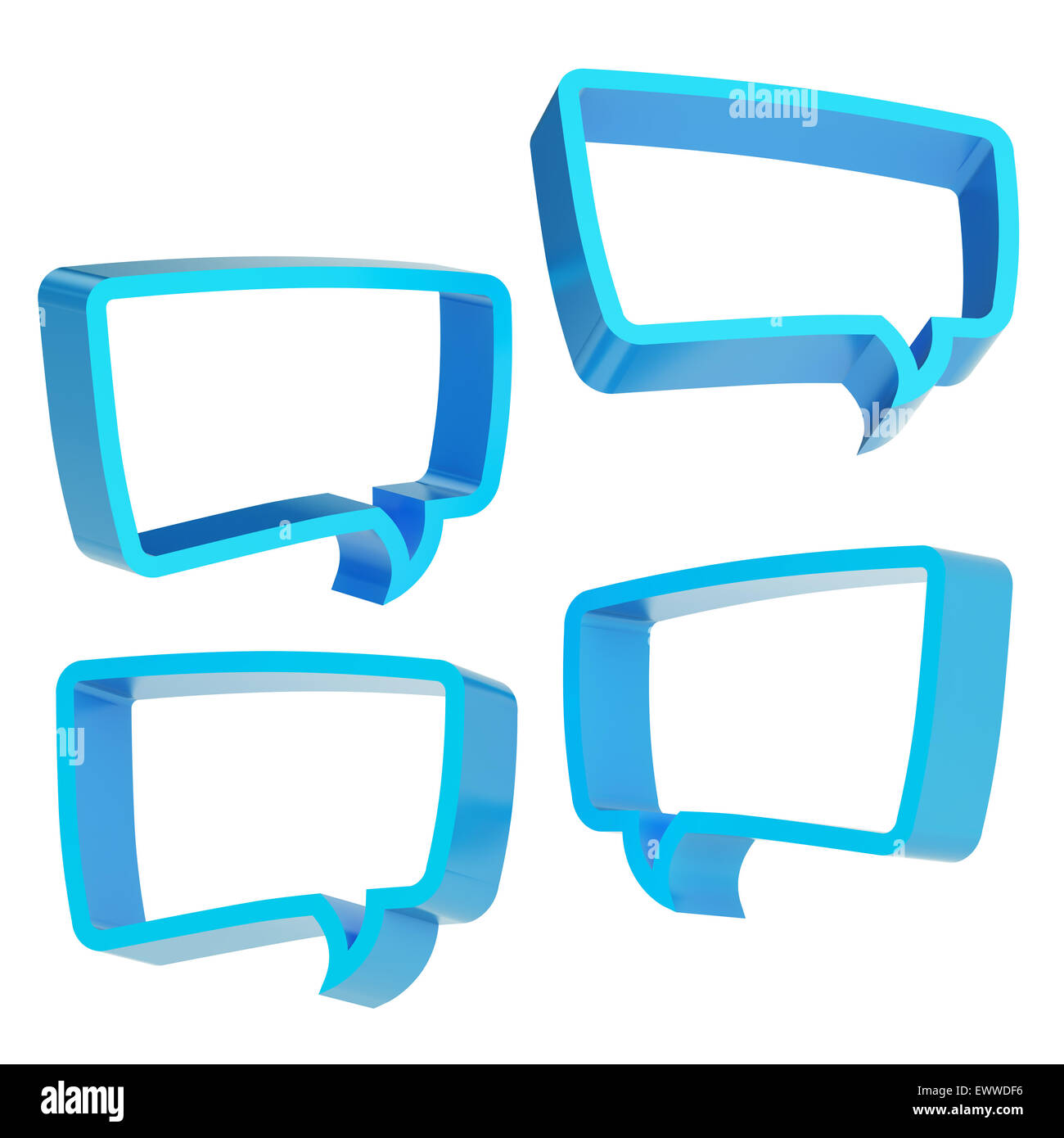 Text bubble shape isolated Stock Photo - Alamy