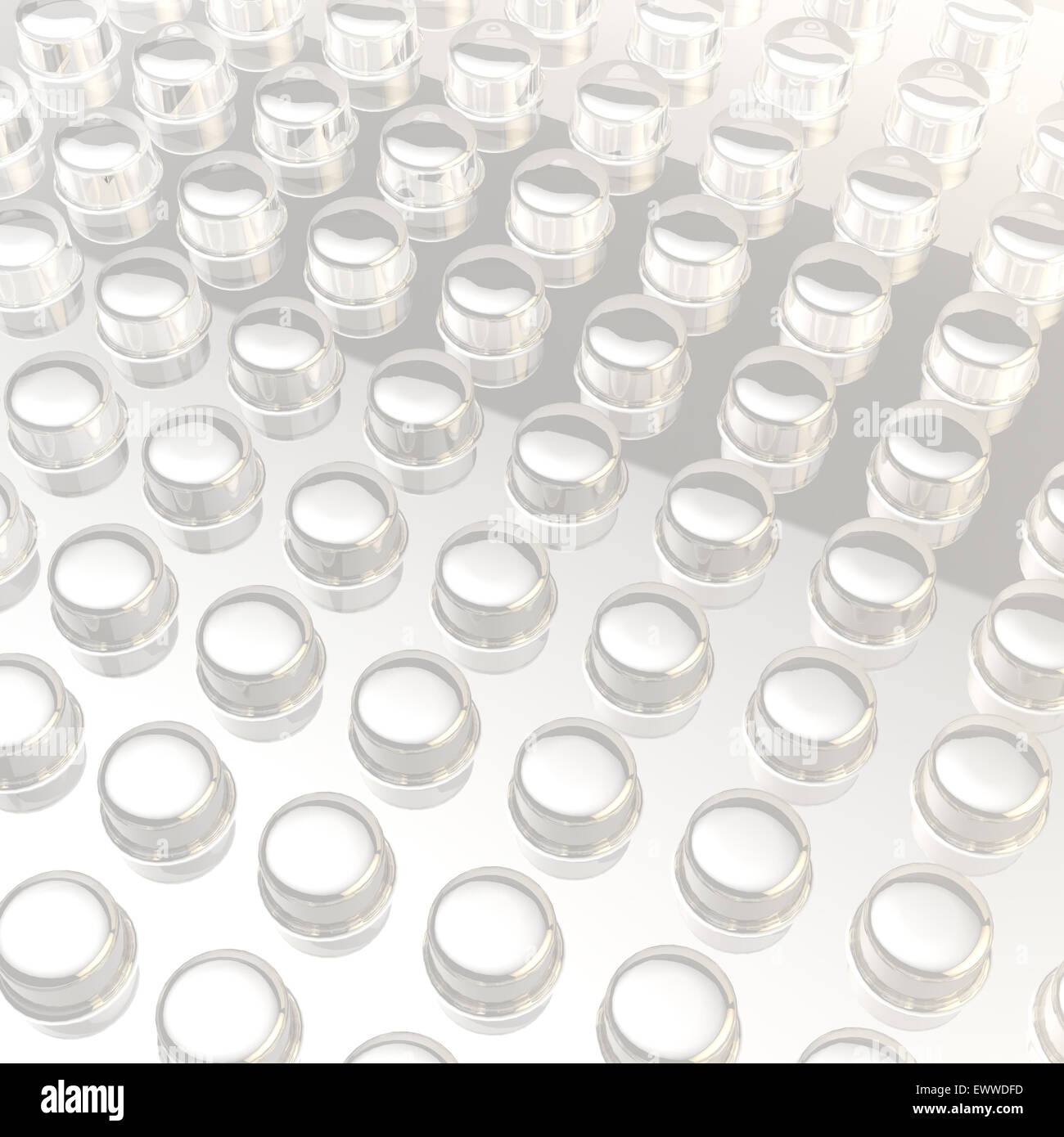 Surface covered with cylindrical bumps Stock Photo - Alamy