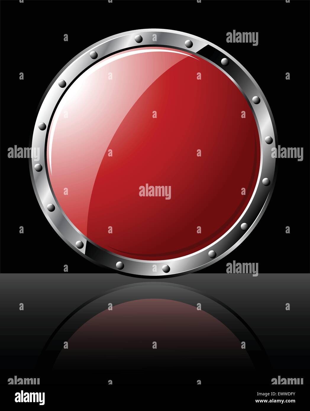 Metallic shield shape on Stock Vector Images - Alamy