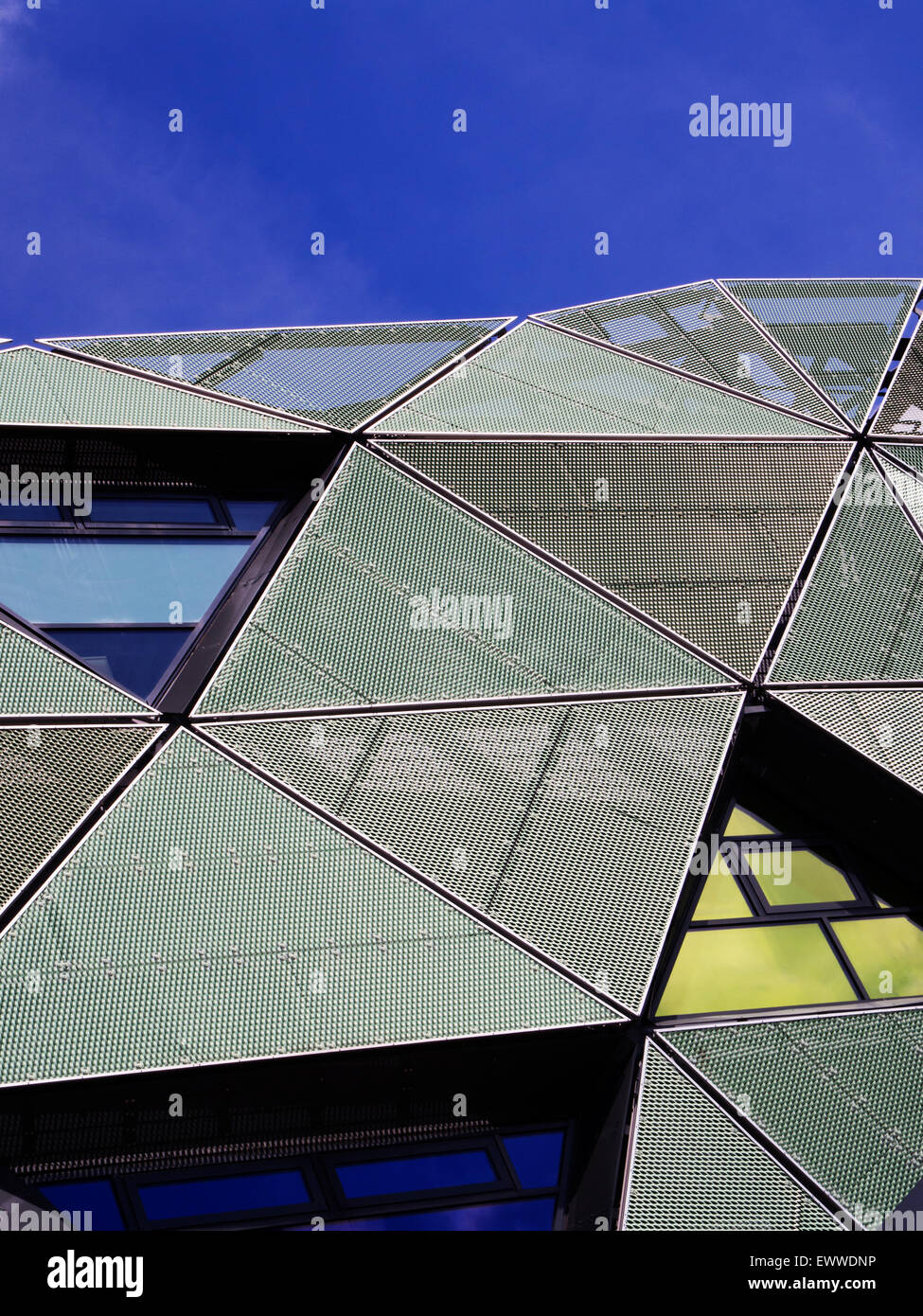 Detail of the Carnegie pavilion at Headingley Carnegie Stadium ...