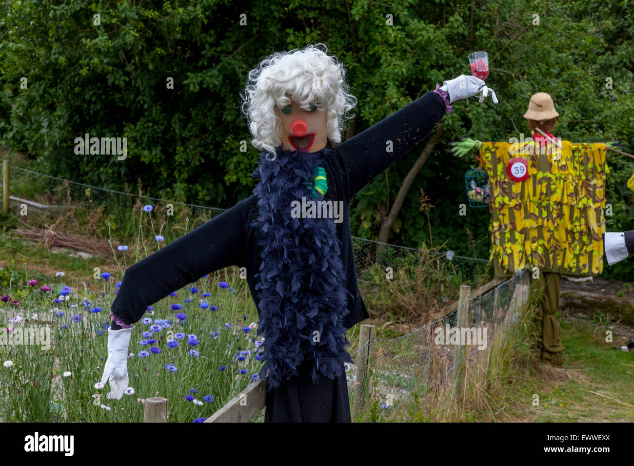 Ringmer Scarecrow Festival, Ringmer, Sussex, UK Stock Photo - Alamy