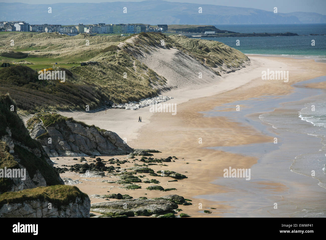 Portrush east strand hi-res stock photography and images - Alamy