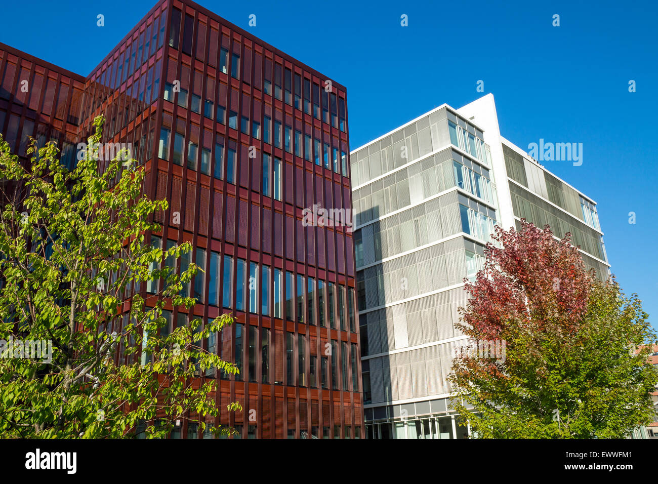 Two modern structures hi-res stock photography and images - Alamy