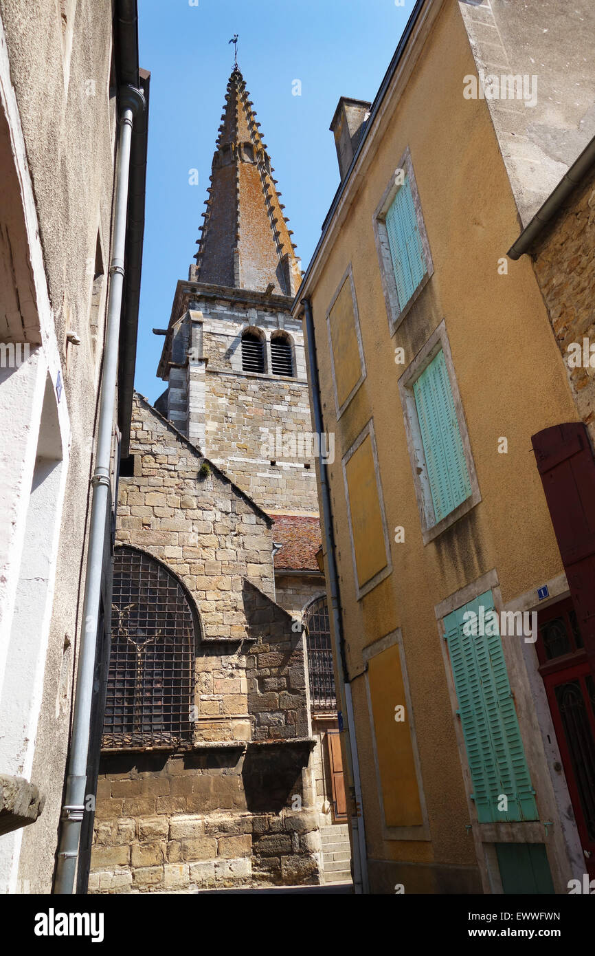 Nolay in the Cote d'Or Burgundy France Stock Photo - Alamy