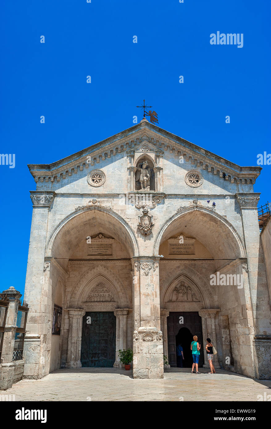 Apulia Monte S.Angelo Gargano basilica cave church of St. Michael the ...