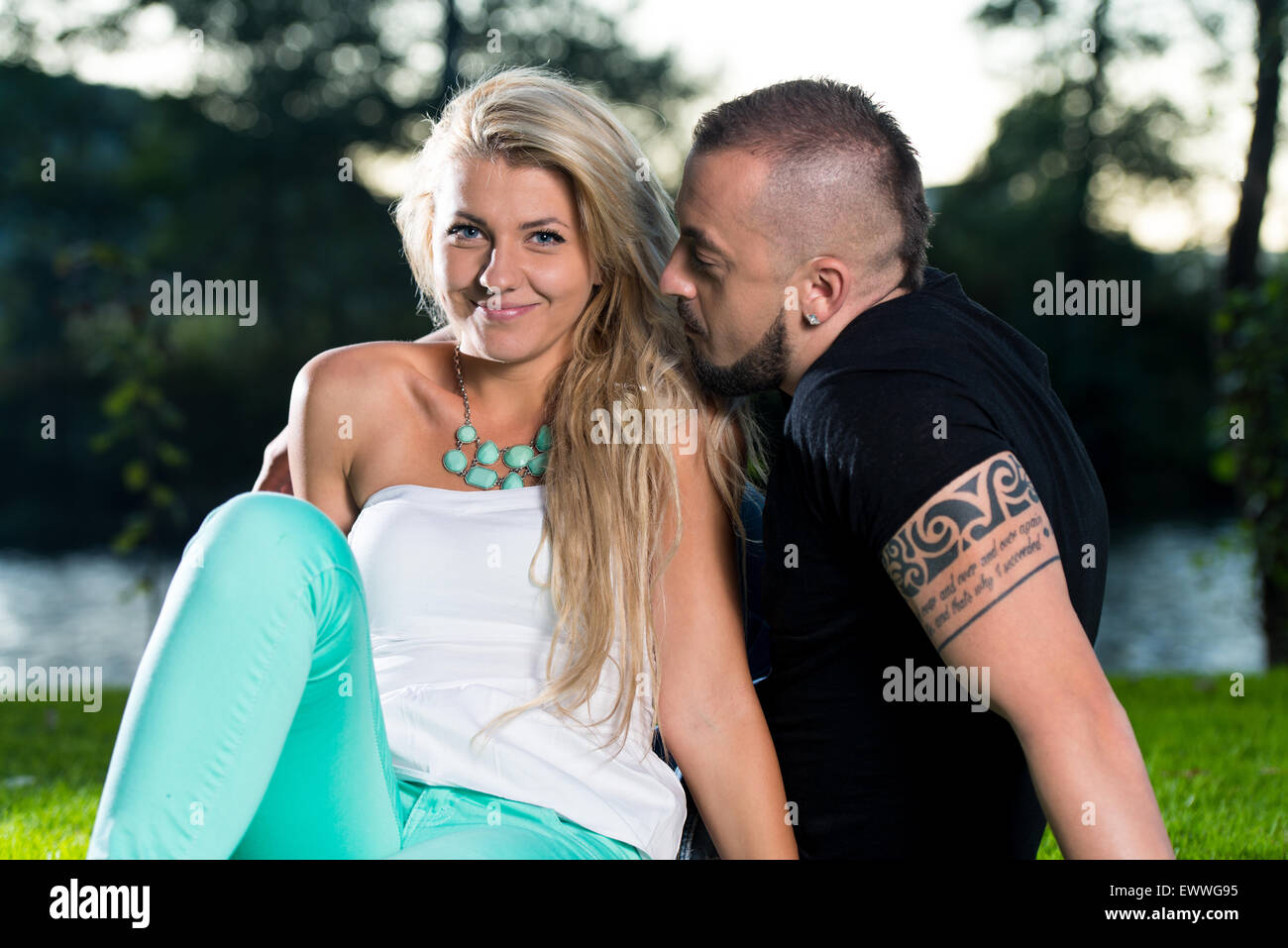 Two portraits young people hi-res stock photography and images - Alamy