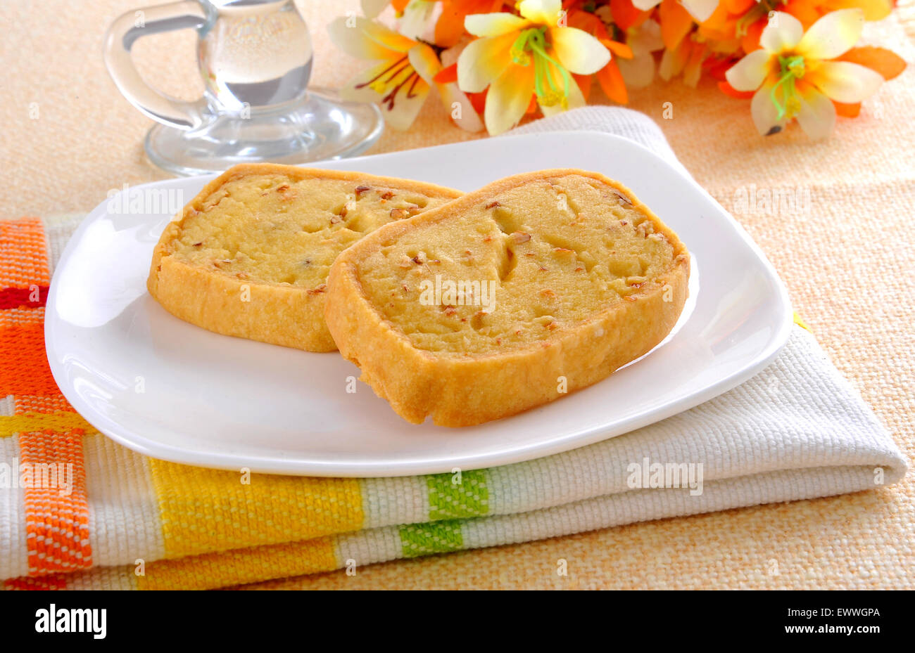 Plain Shortbread Cookies - 2 Stock Photo - Alamy