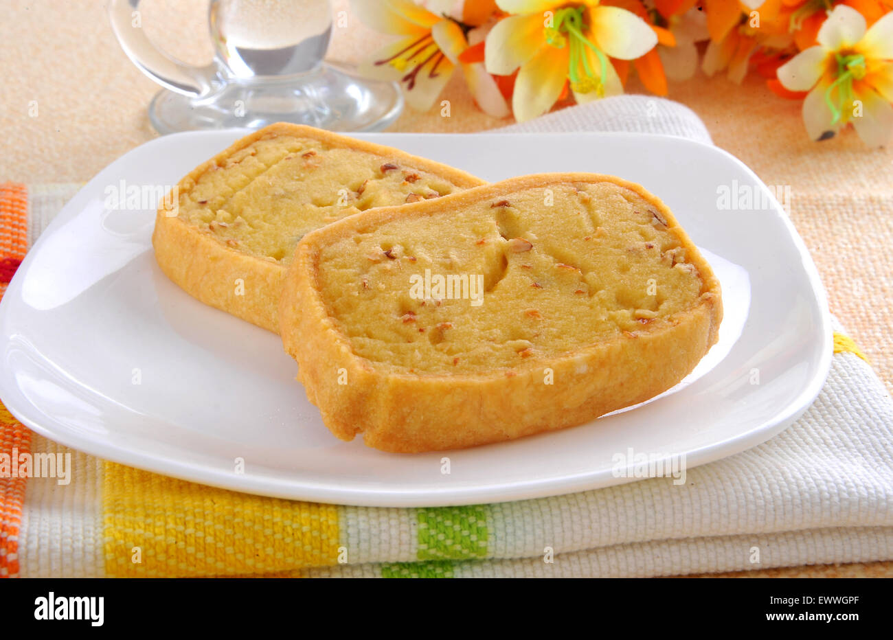 Plain Shortbread Cookies - 1 Stock Photo - Alamy