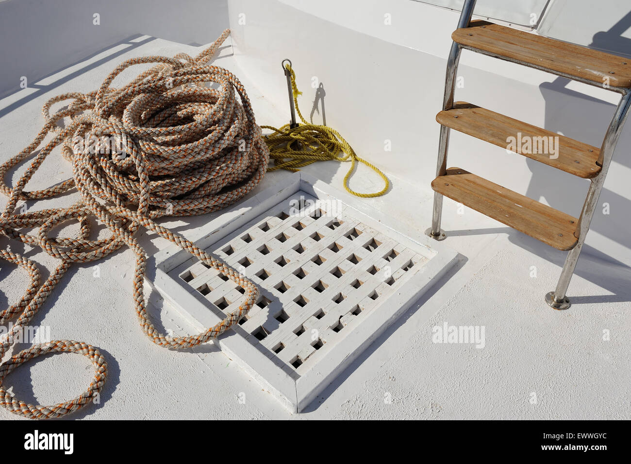 yacht elements close up Stock Photo - Alamy