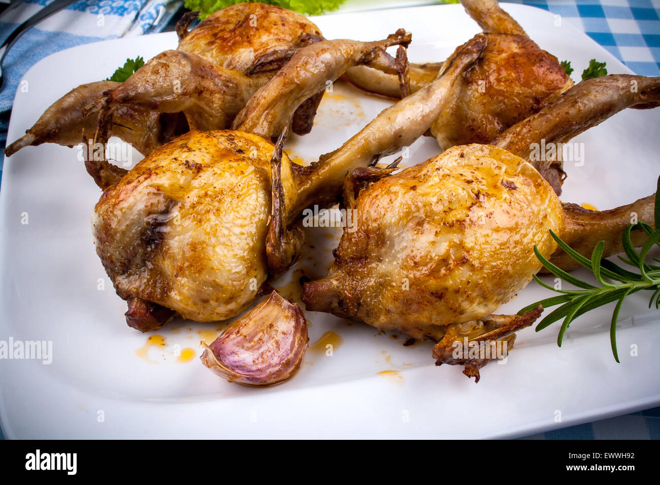 Top view quail chicken hi-res stock photography and images - Alamy
