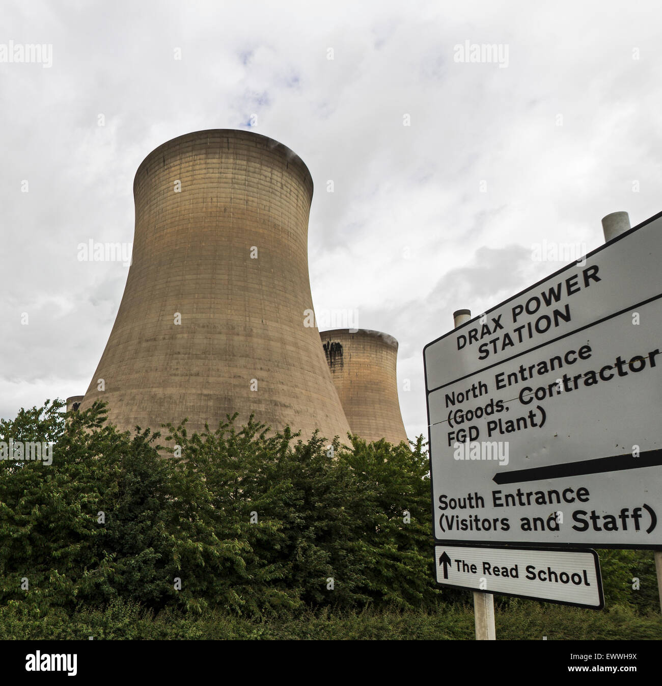 Drax power station at North Yorkshire Stock Photo - Alamy