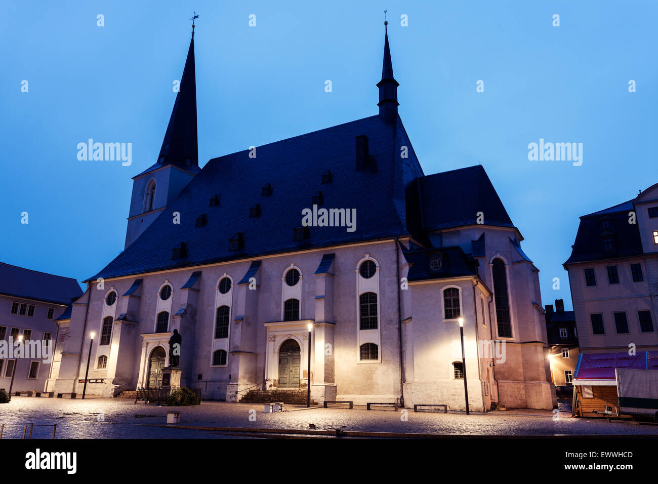 Church St. Peter and Paul. Weimar, Thuringia, Germany Stock Photo - Alamy