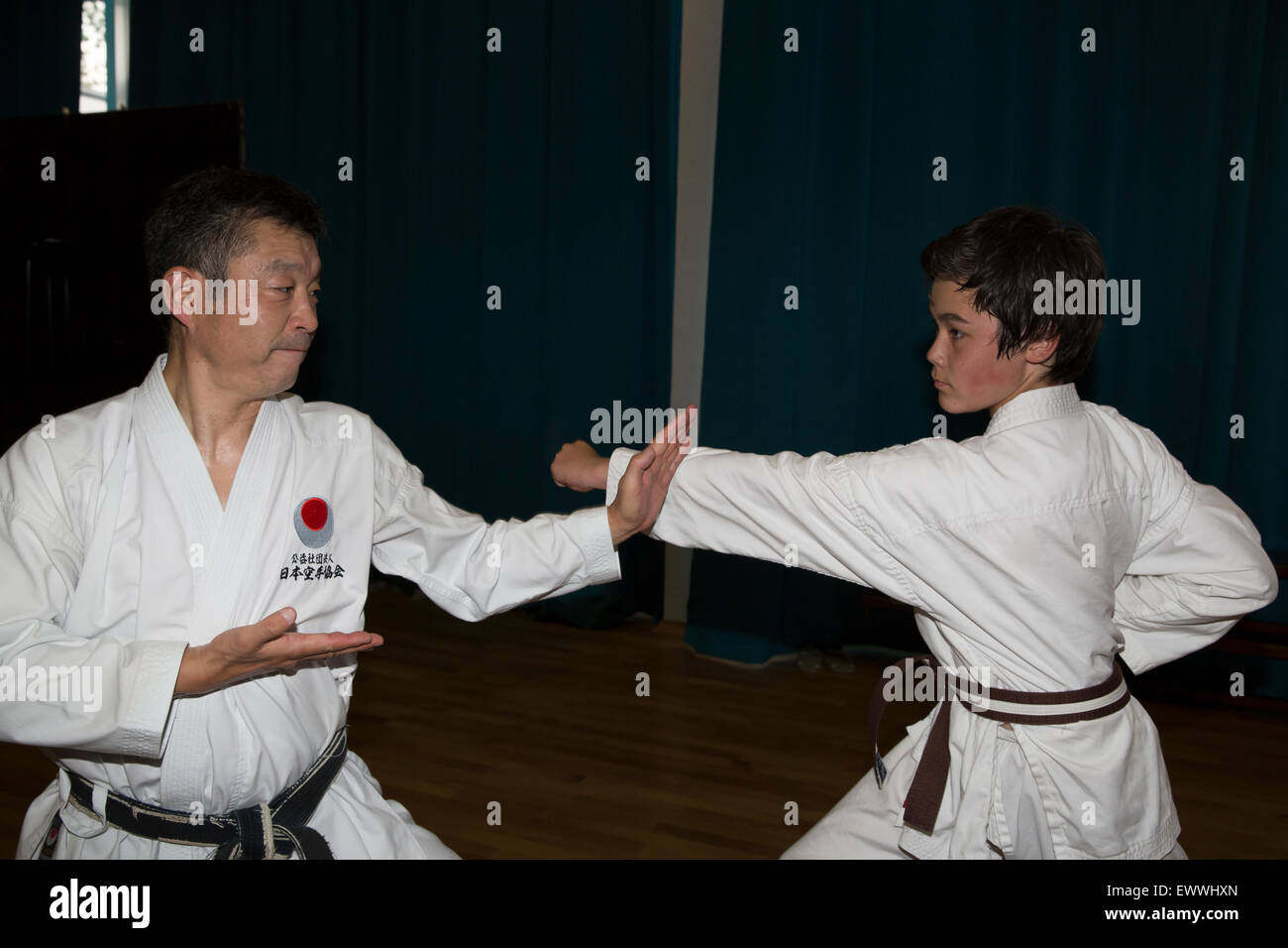 Petts Wood,UK,1st July 2015,Sensei Yoshinobu Ohta Chief Instructor and ...