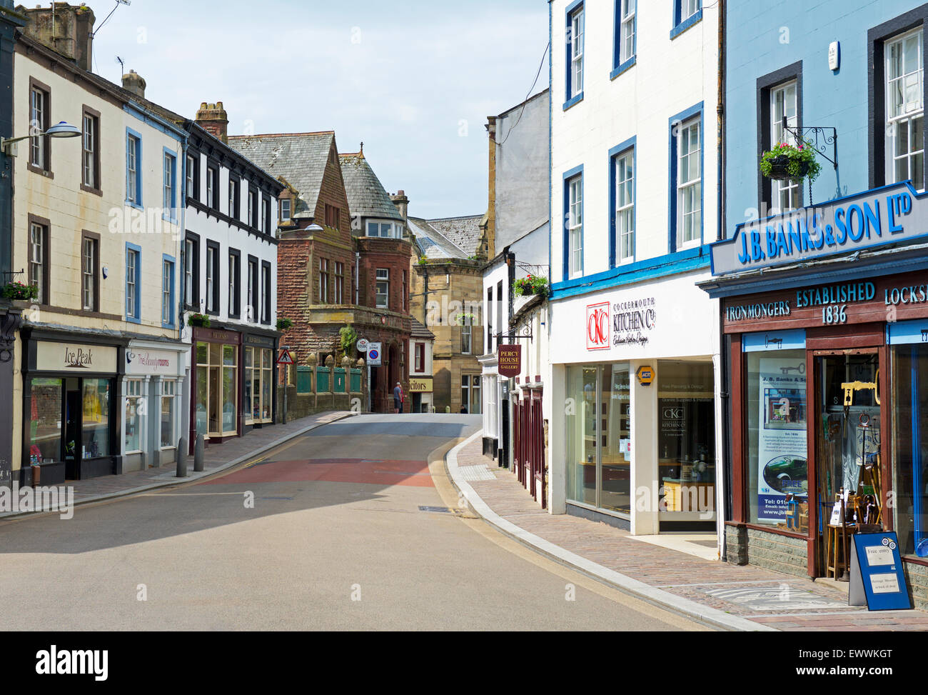 Cockermouth, West Cumbria, England UK Stock Photo - Alamy