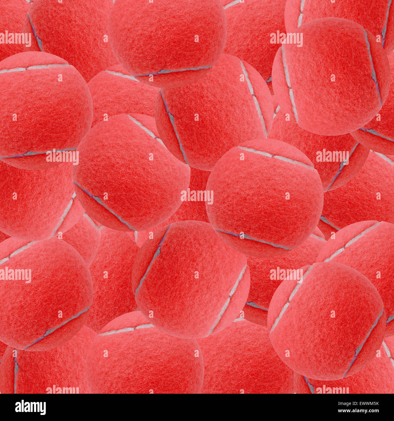 exotic red color tennis ball as sport background Stock Photo - Alamy