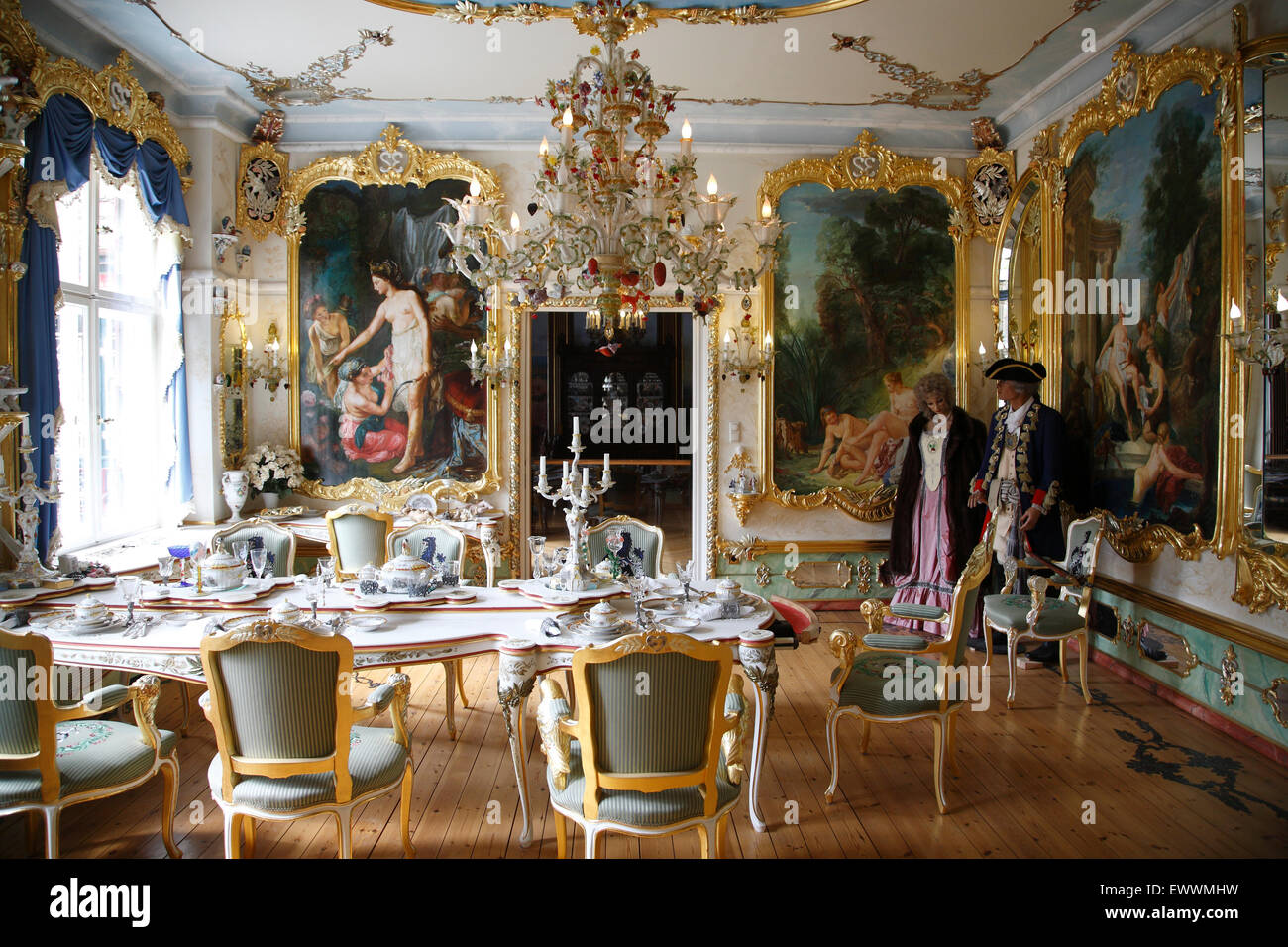 Castle Iserhatsche, Bispingen, Lueneburger heath, Lower Saxony, Germany ...