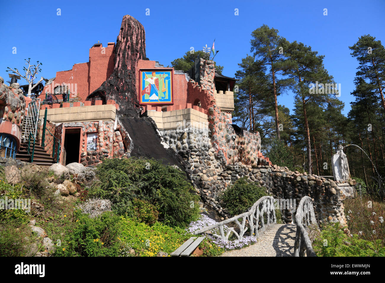 Castle Iserhatsche, Bispingen, Lueneburger heath, Lower Saxony, Germany ...