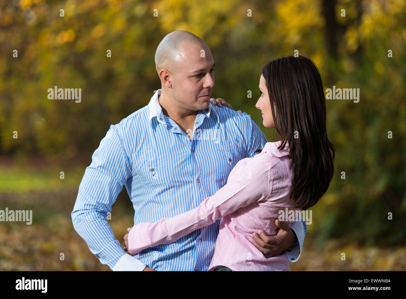 Vibrant young couple smiling man hi-res stock photography and images ...