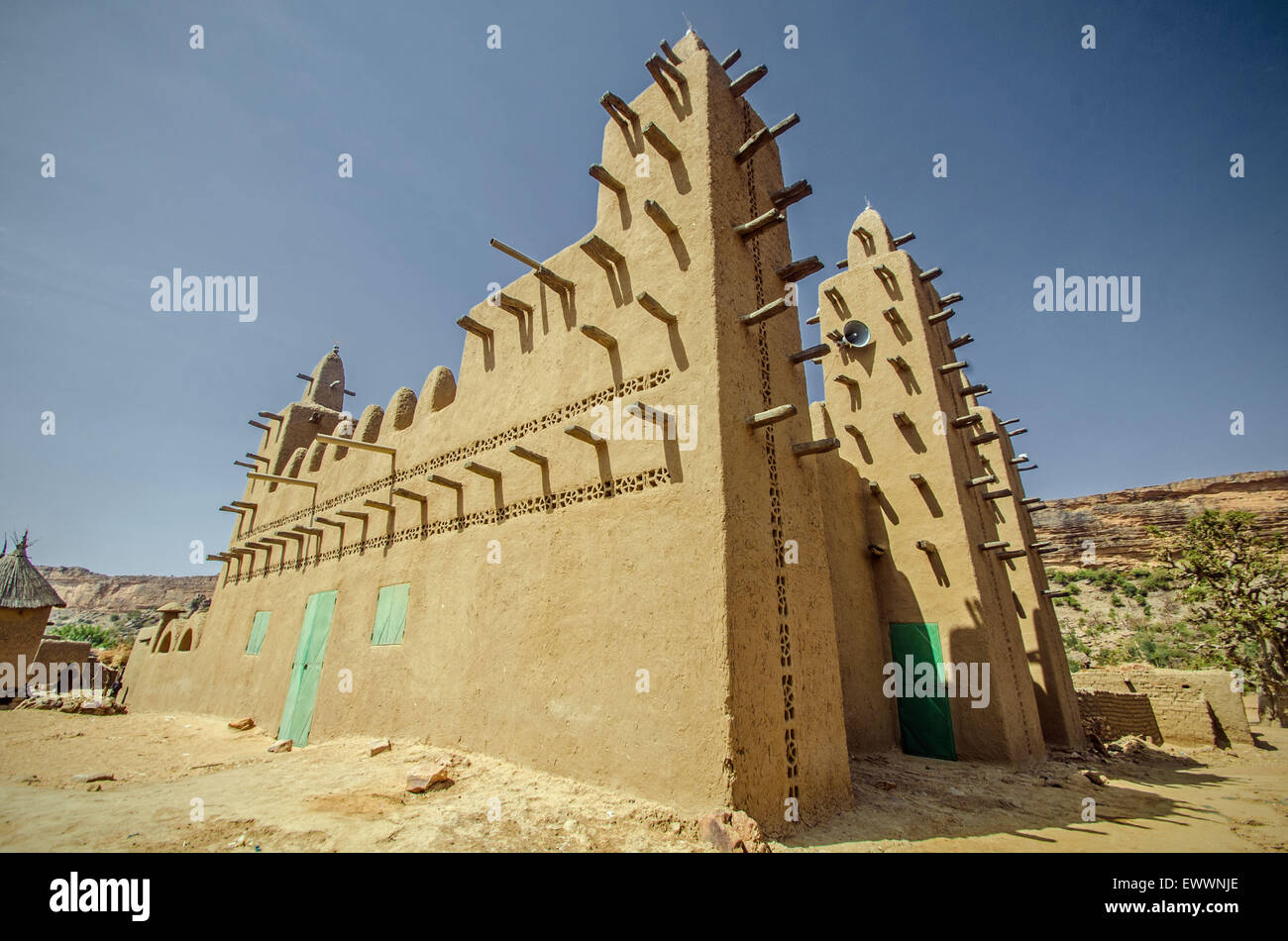 Mosque in Dogon country, Mali Stock Photo - Alamy