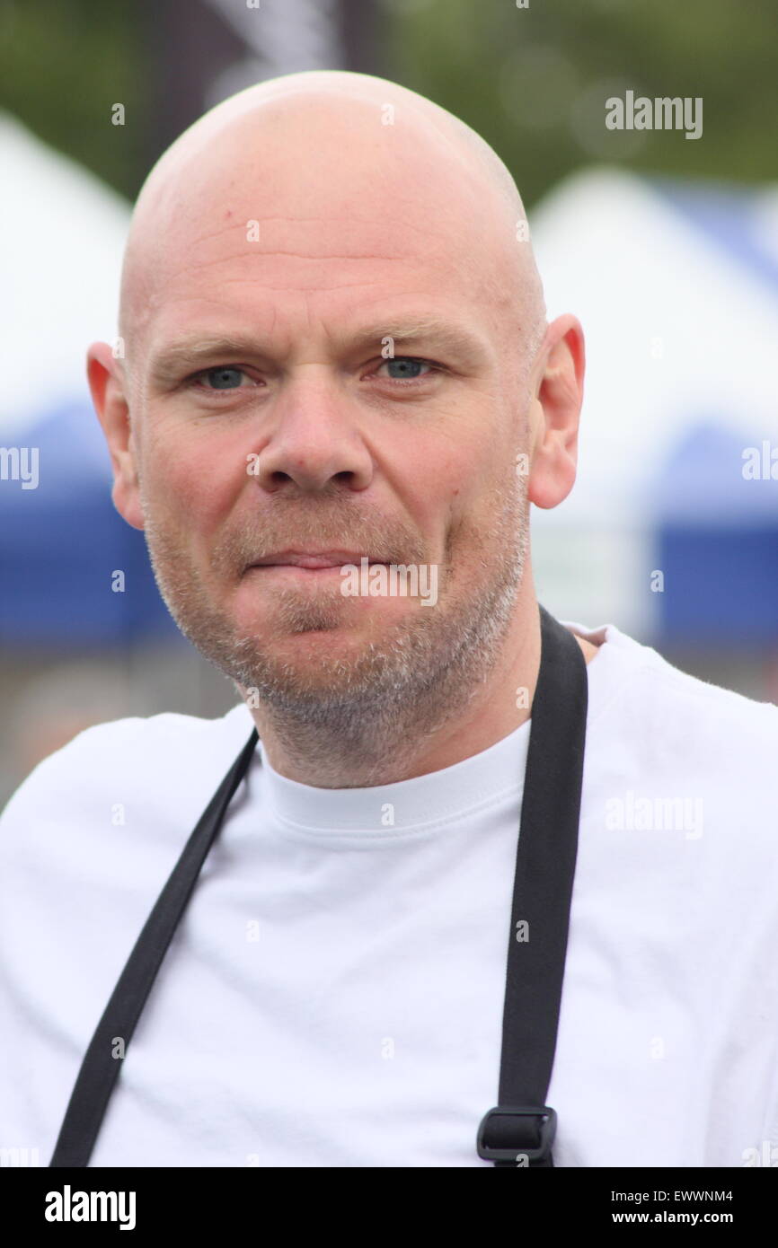 Celebrity TV chef, Tom Kerridge at Chatsworth country Fair 2014 ahead ...