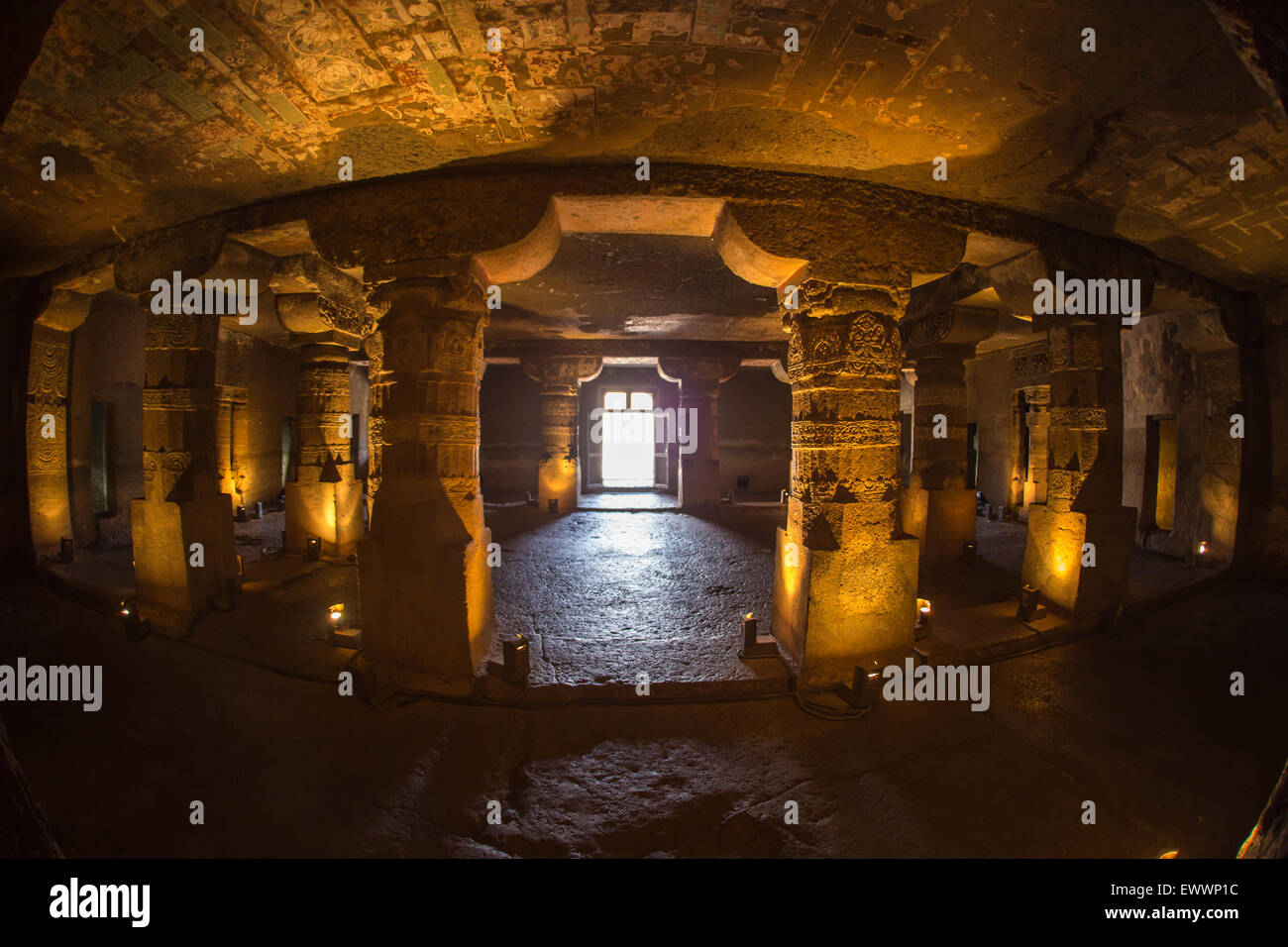 Forgotten underground temple Stock Photo - Alamy