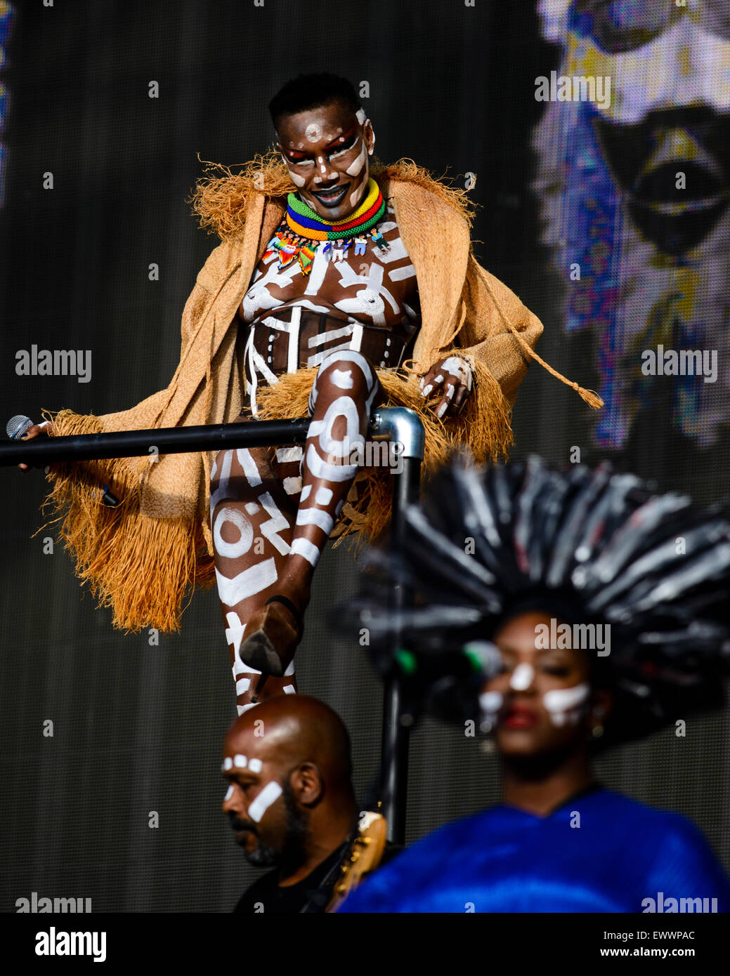 Grace jones portrait hi-res stock photography and images - Alamy