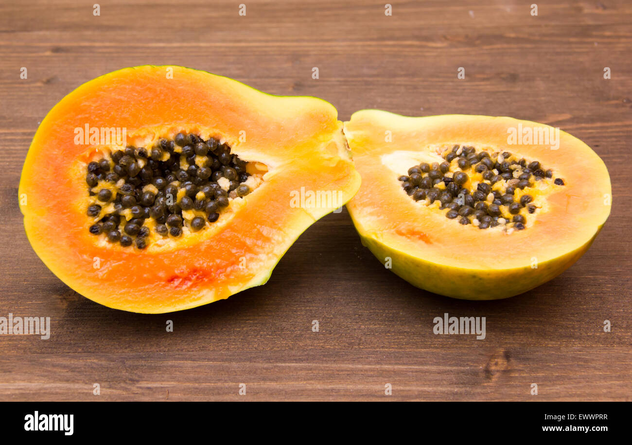 Papaya cutout hi-res stock photography and images - Alamy