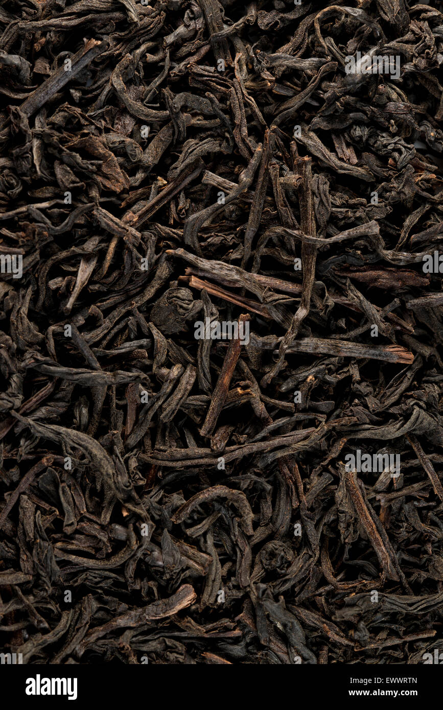 Black Tea Leaves Stock Photo - Alamy
