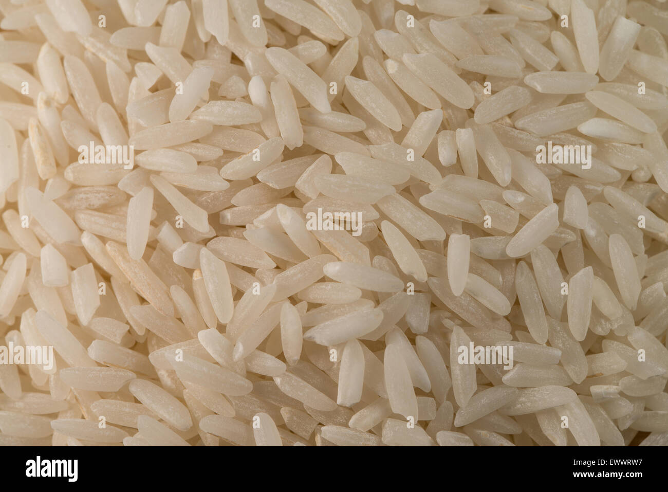 White Rice Long Grain Stock Photo - Alamy