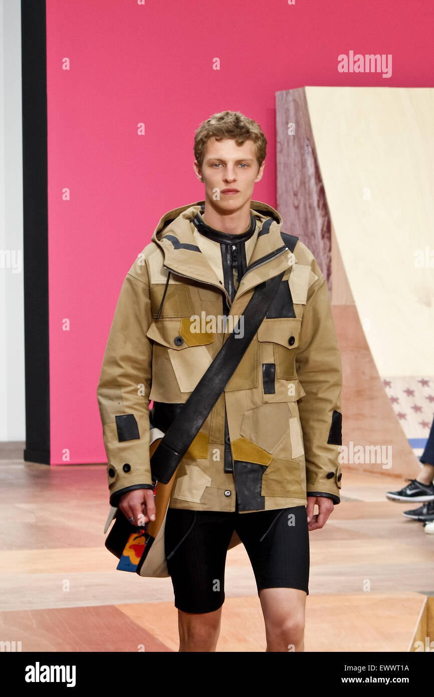 Catwalk at Coach SS16 London Collections: Men Stock Photo - Alamy