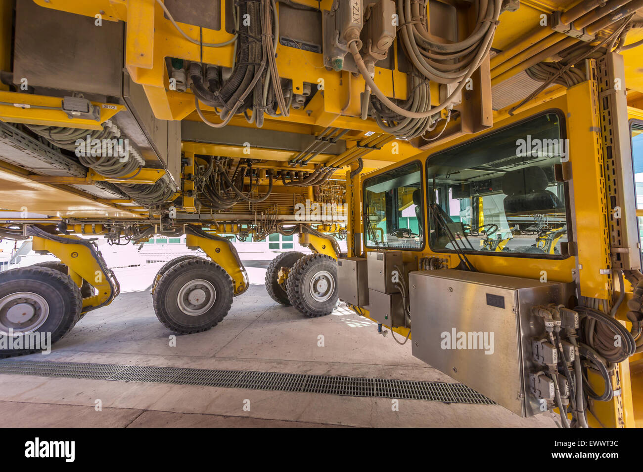 Large telescope transport vehicle at ALMA (Atacama Large Millimeter ...