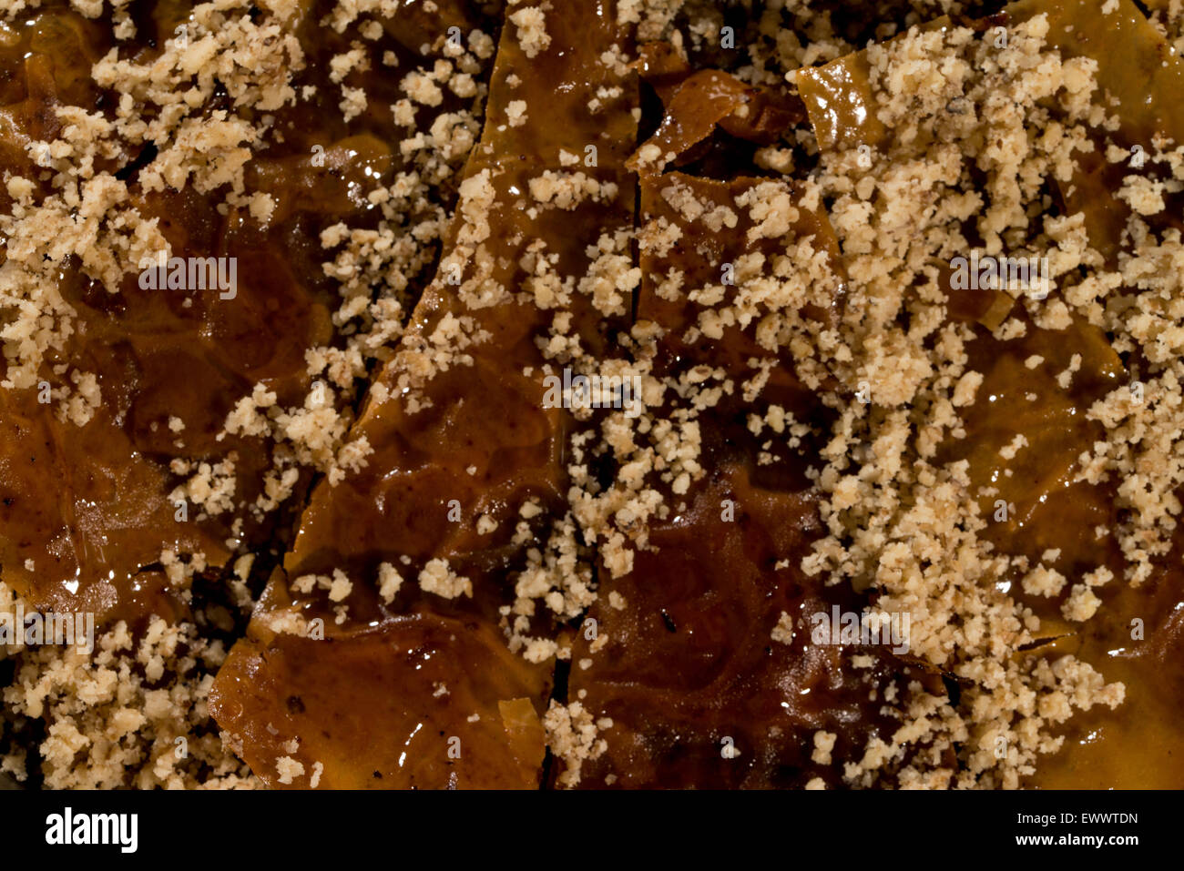 Greek Delicatessen Baklava Sweet Close Up Stock Photo - Alamy