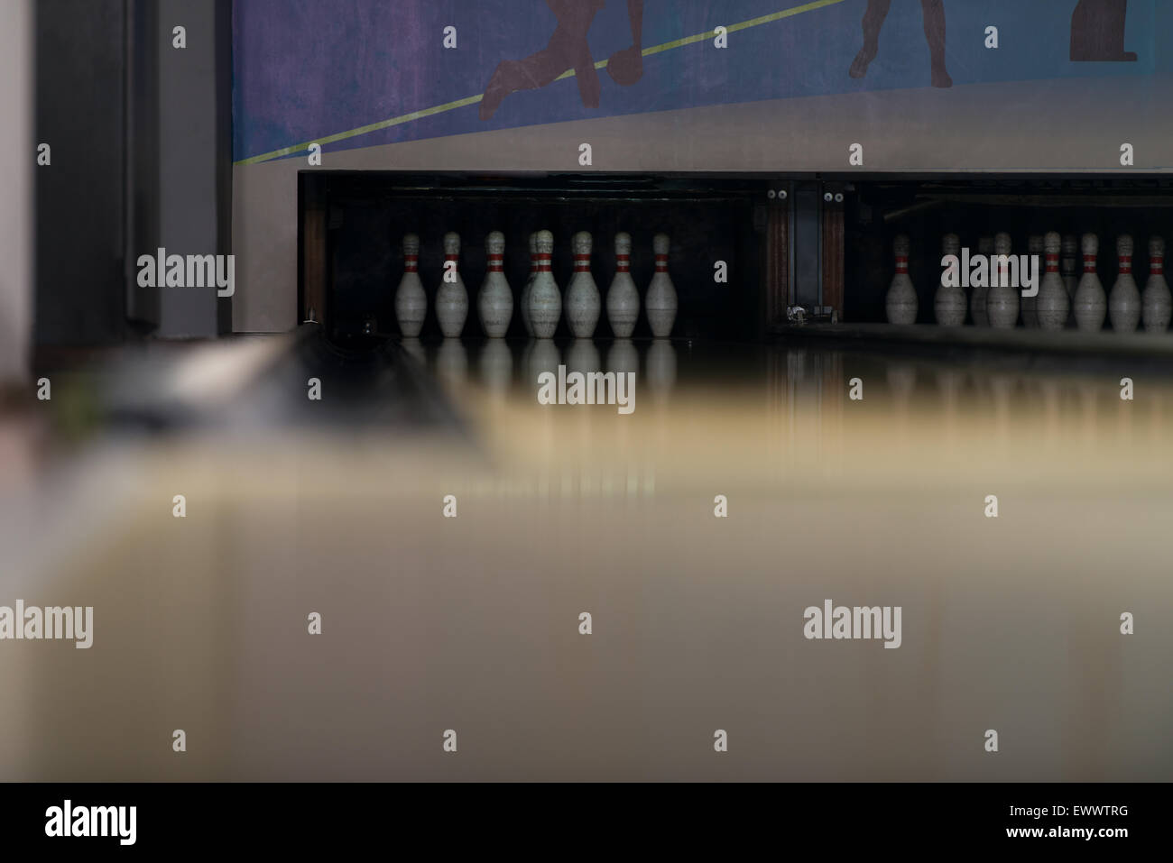 Ten Pin Bowling Stock Photo - Alamy