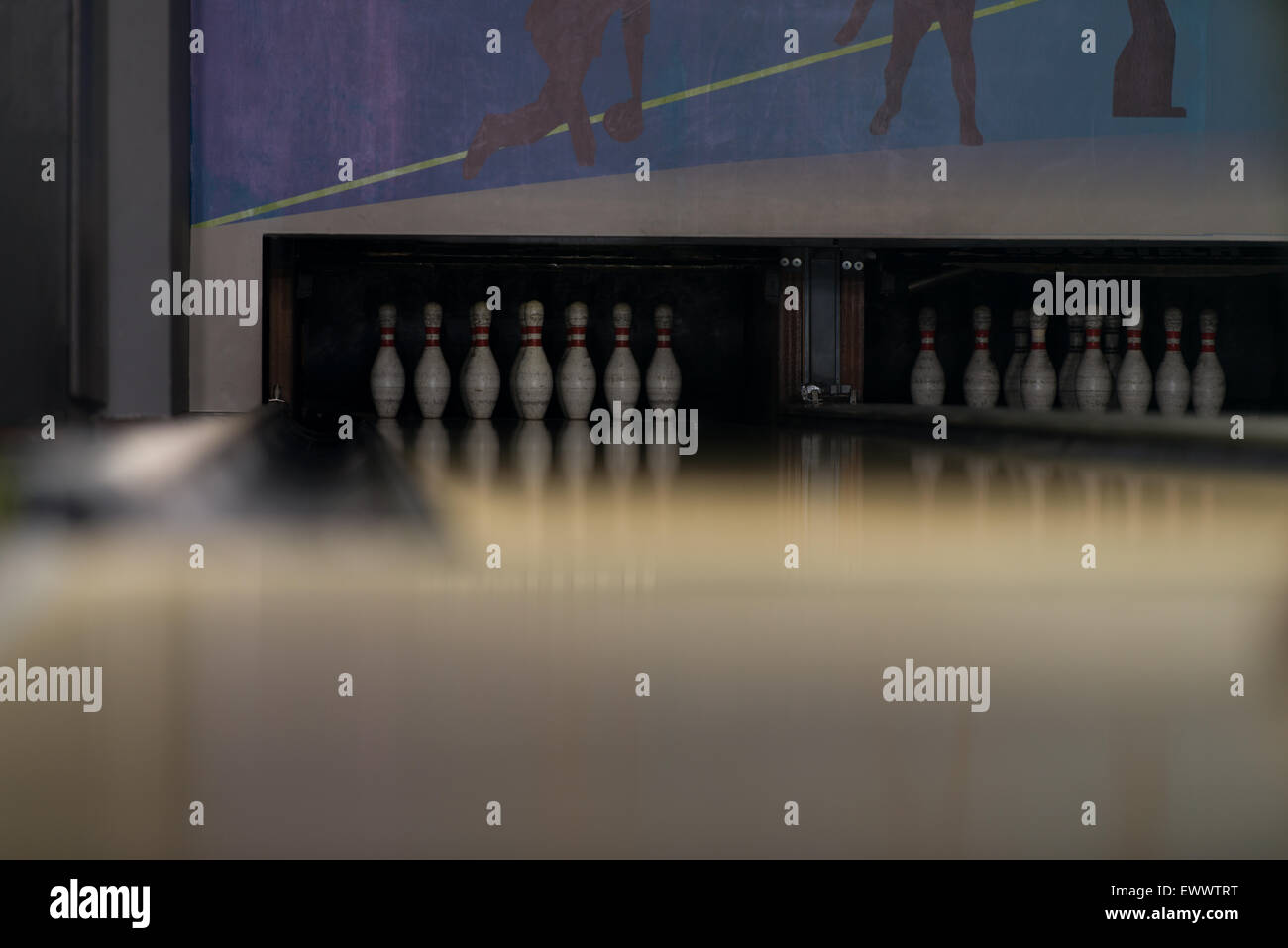 Ten Pin Bowling Stock Photo - Alamy