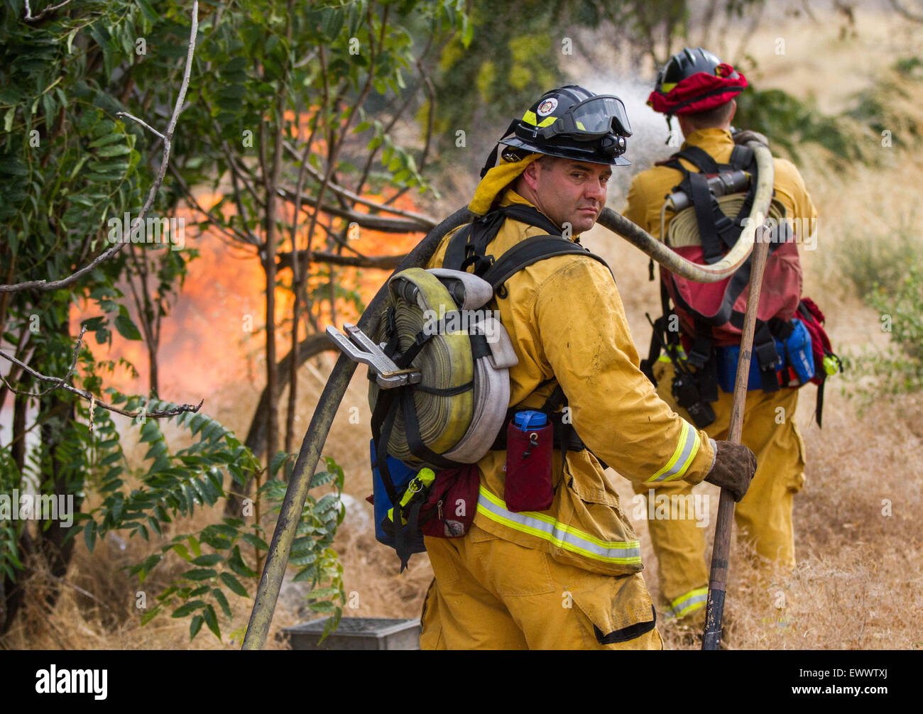 Modesto, Ca, Usa. 1st July, 2015. Modesto Fire Department responded to ...