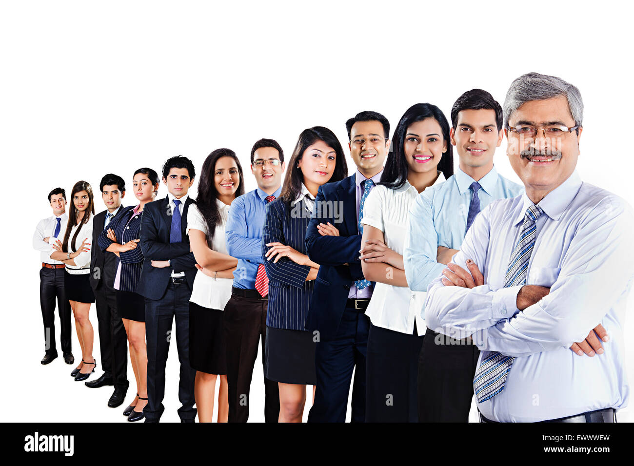 indian Business group Partner Colleague Posing Stock Photo - Alamy